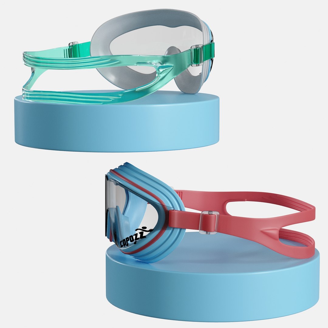 3D Swimming Goggles Copoz Model - TurboSquid 1954467