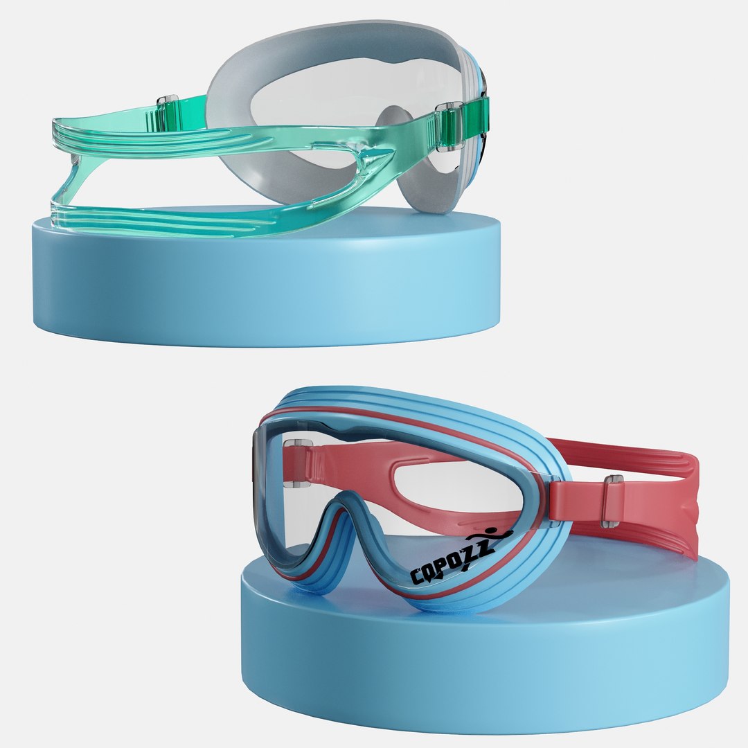 3D Swimming Goggles Copoz Model - TurboSquid 1954467