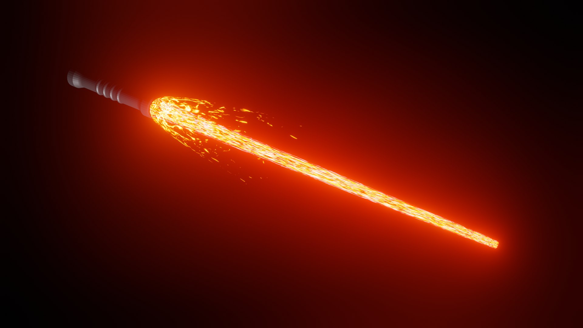 3D Lightsaber Red - TurboSquid 1795378