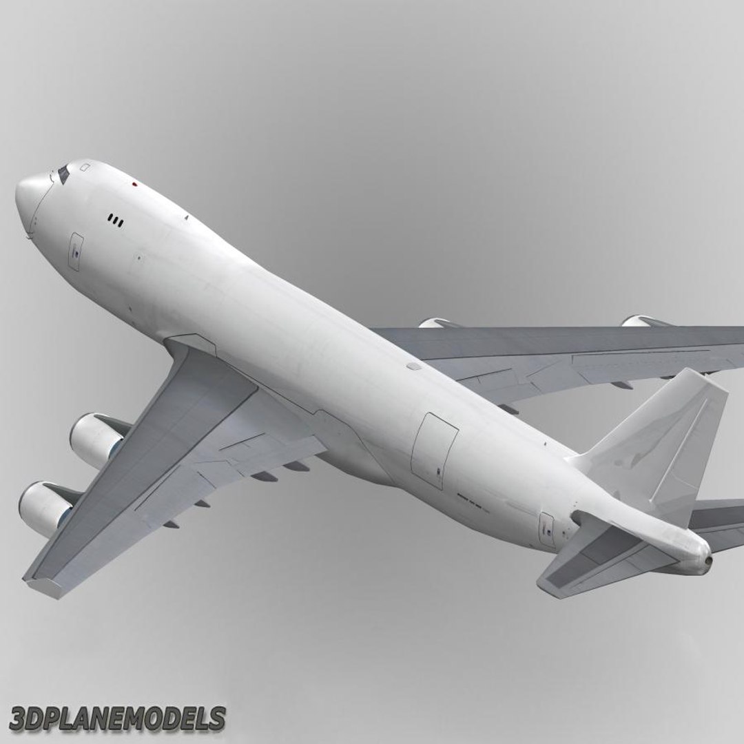 B747-400 Generic White 747 3d Model