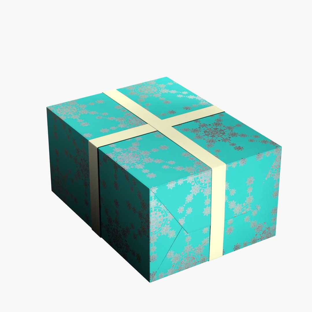 3d Christmas Present Model