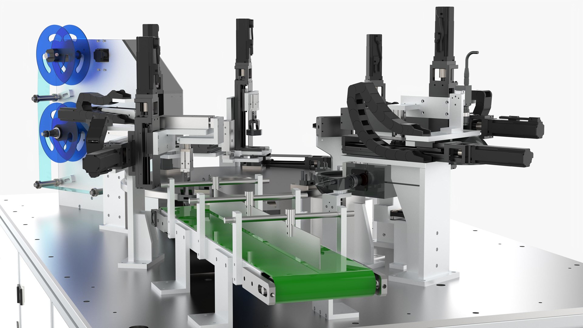 Automatic Labeling Tear Film Inspection Machine 3D - TurboSquid 2005261