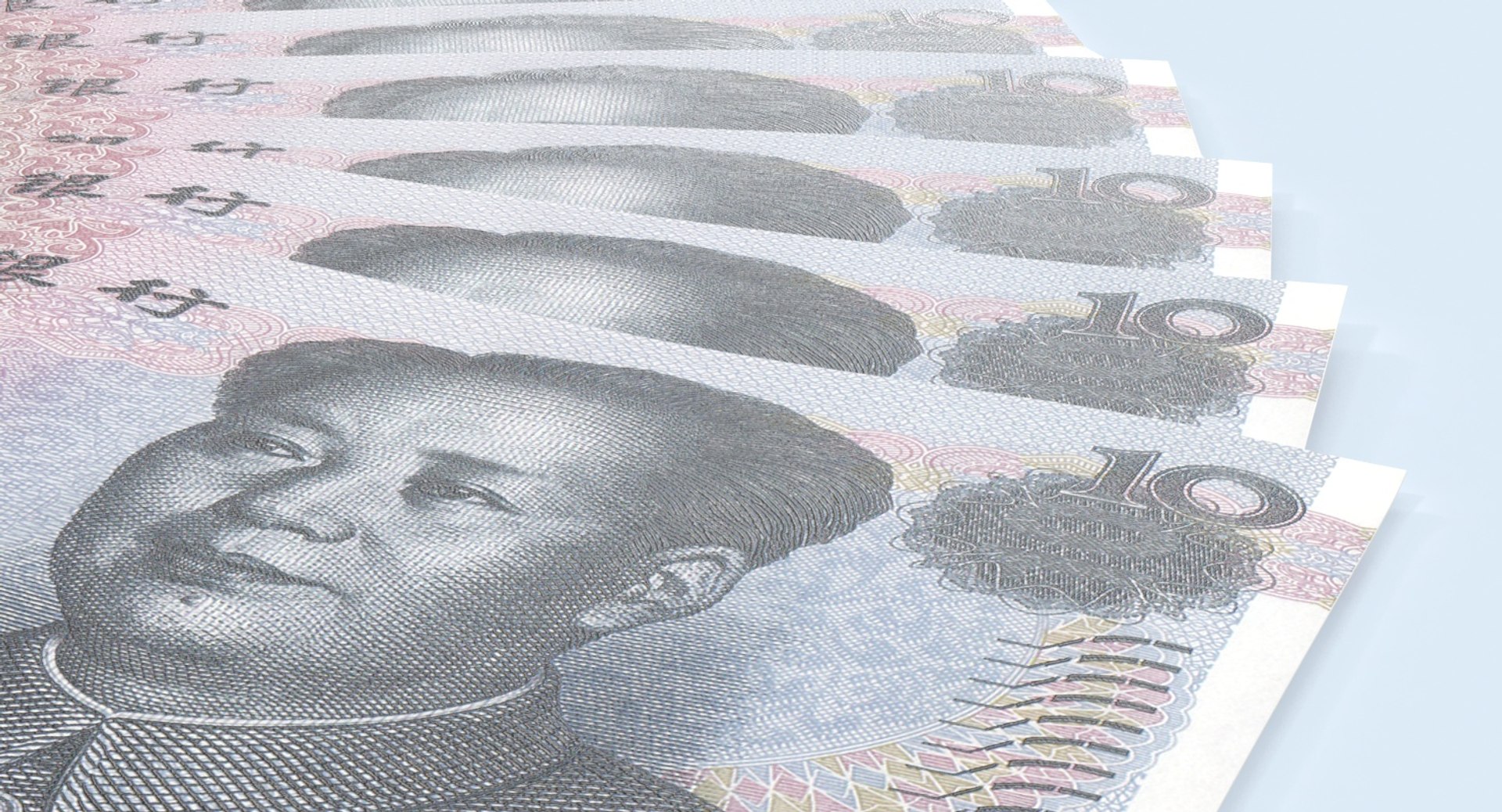 10-yuan-note---fanned 3D Model | 1149064 | TurboSquid