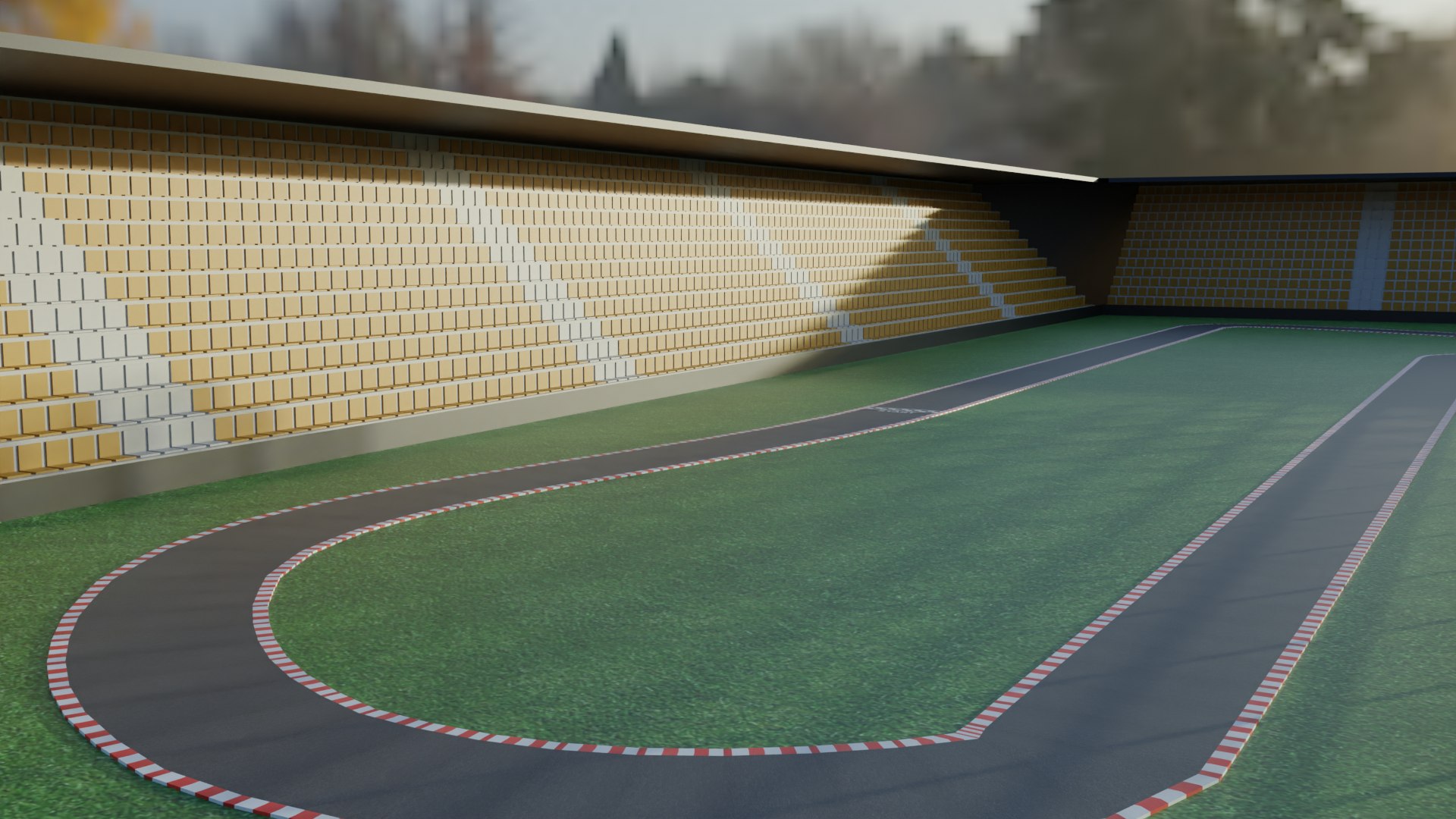 Race Track 3D Model - TurboSquid 2140761