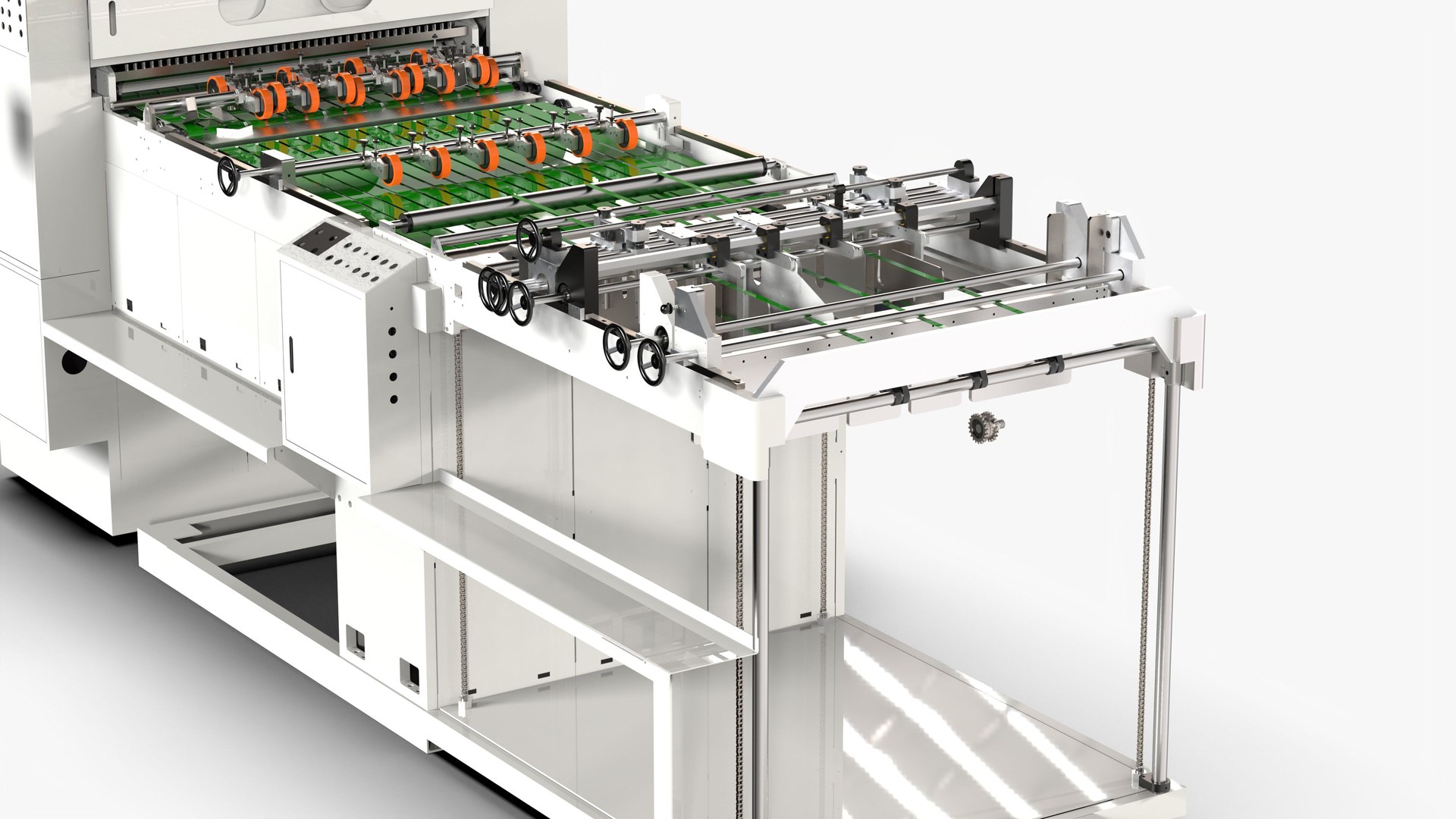 3D Model Web Slitting Machine - TurboSquid 1998168