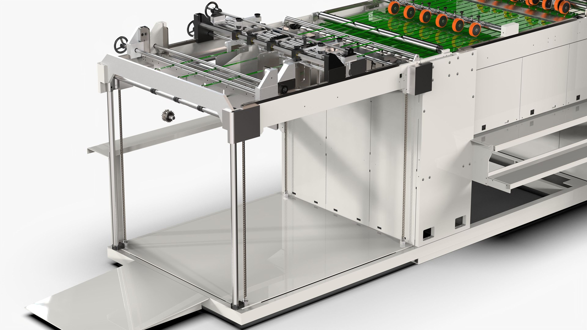 3D Model Web Slitting Machine - TurboSquid 1998168