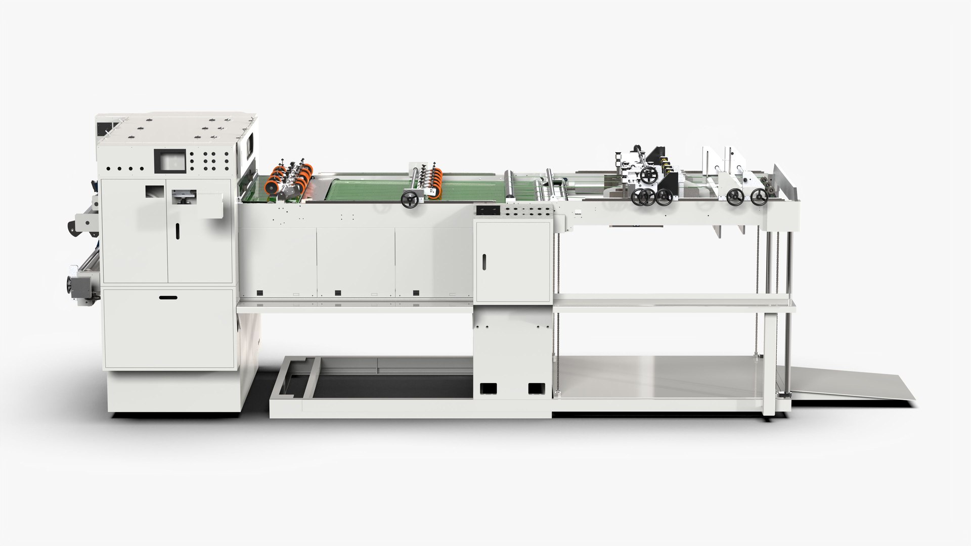 3D Model Web Slitting Machine - TurboSquid 1998168