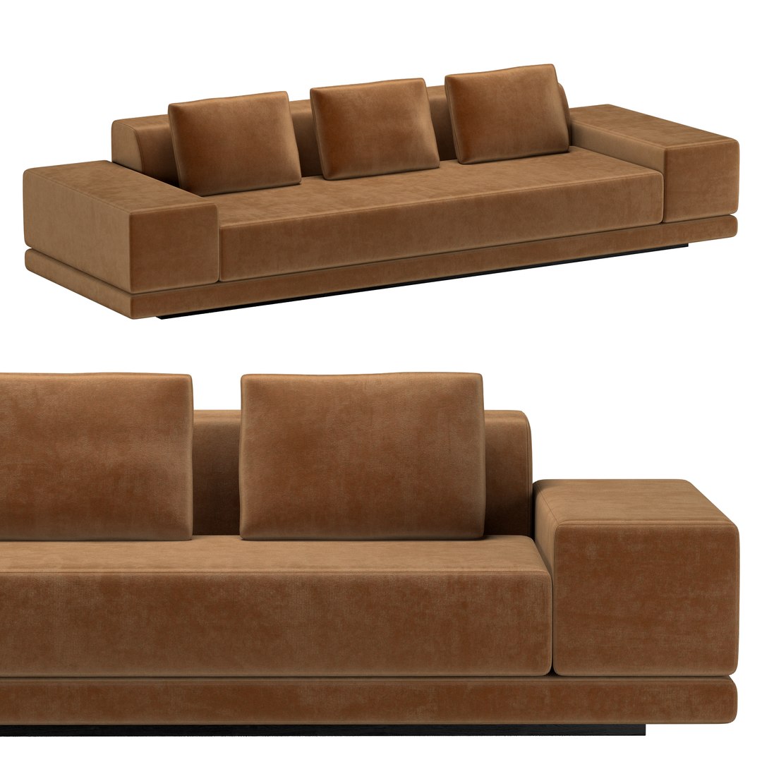 3D CORTONA SOFA Model - TurboSquid 1928253