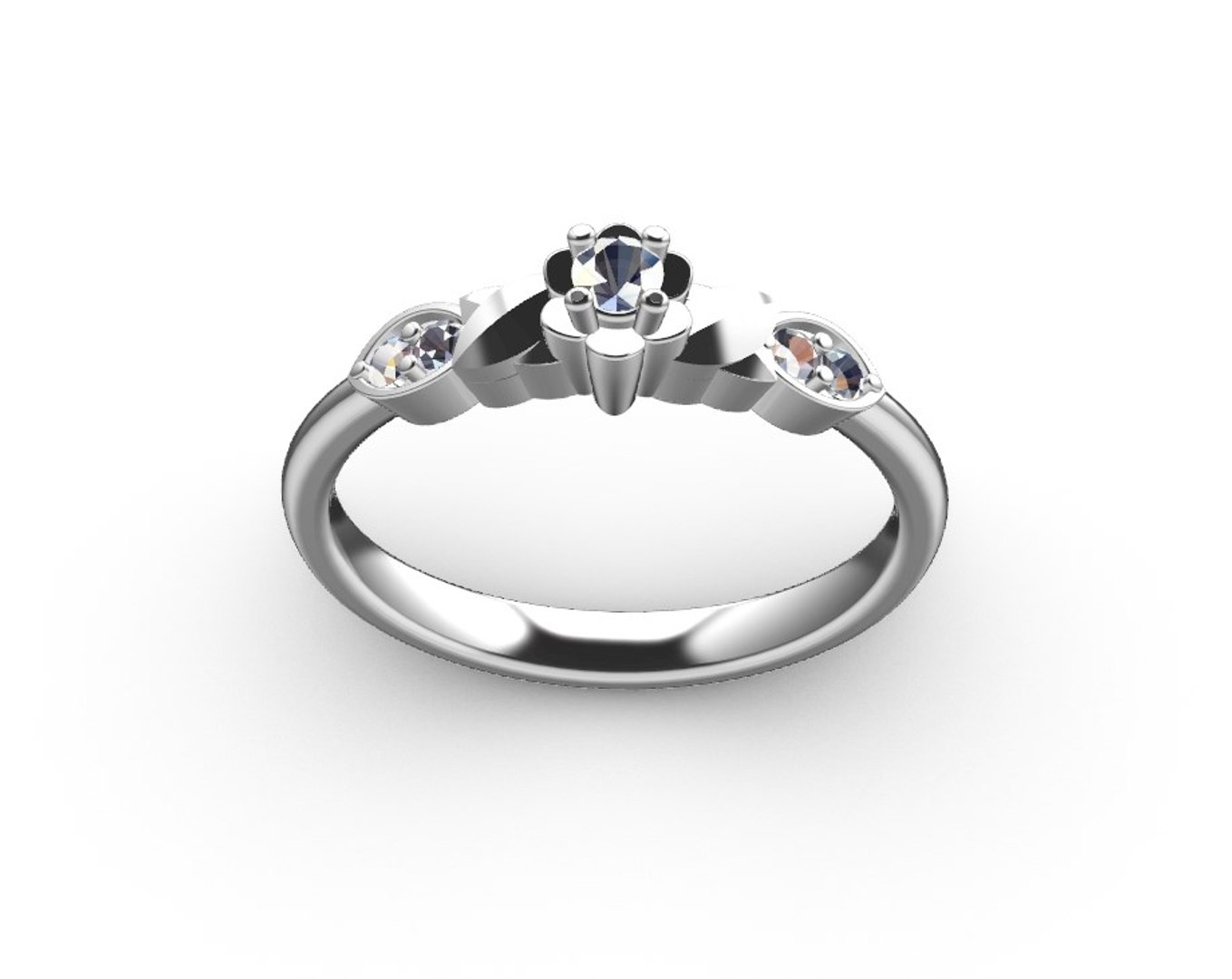 Ring light weight solitaire 3D model - TurboSquid 1656521