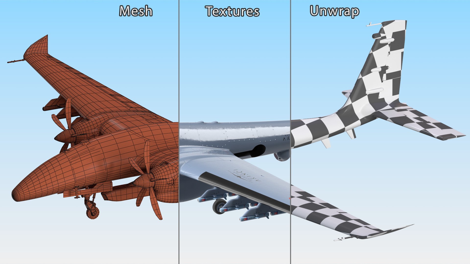 3D model Baykar Bayraktar Akinci Combat Drone - TurboSquid 2133384