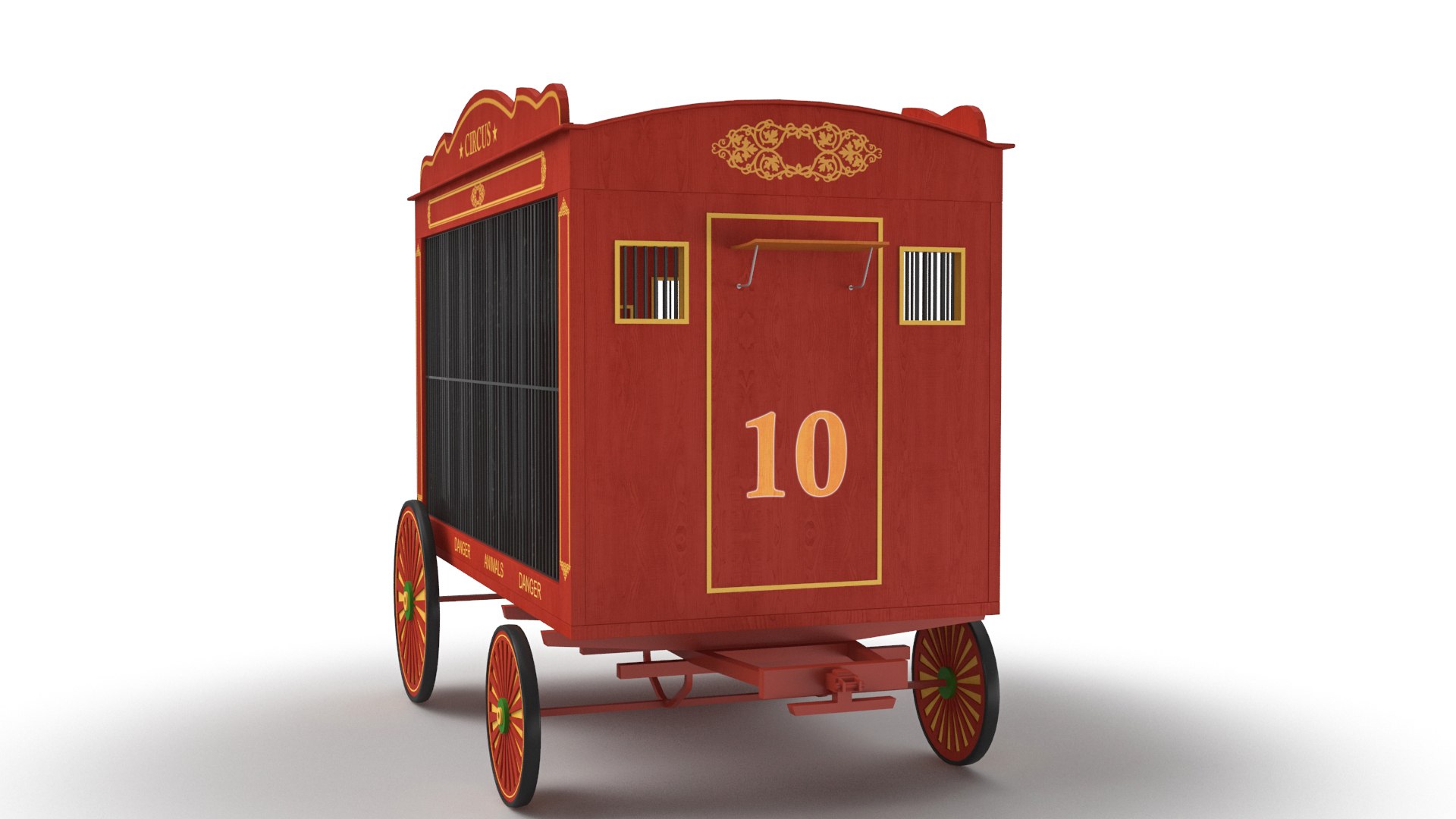 3D Traveling Circus Wagon - TurboSquid 1443016