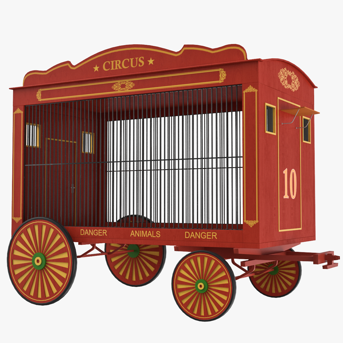 3D traveling circus wagon - TurboSquid 1443016