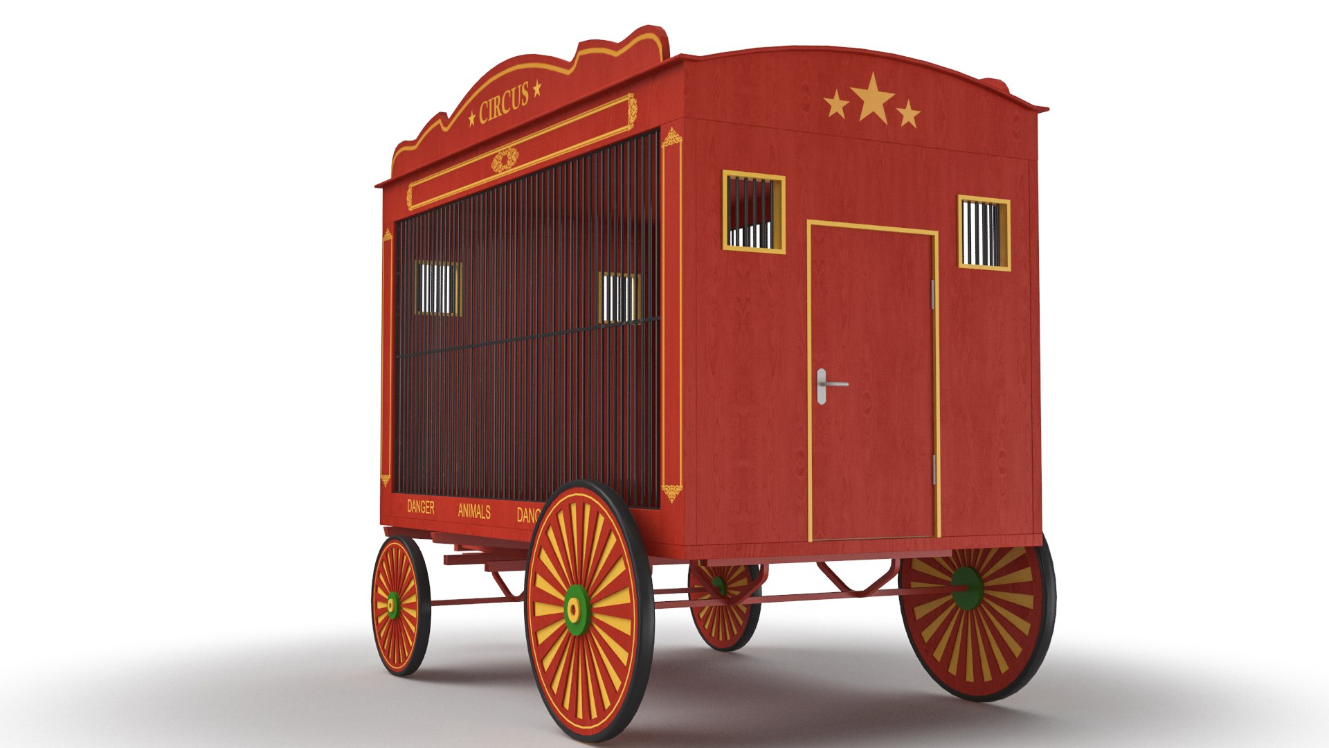 3D Traveling Circus Wagon - TurboSquid 1443016