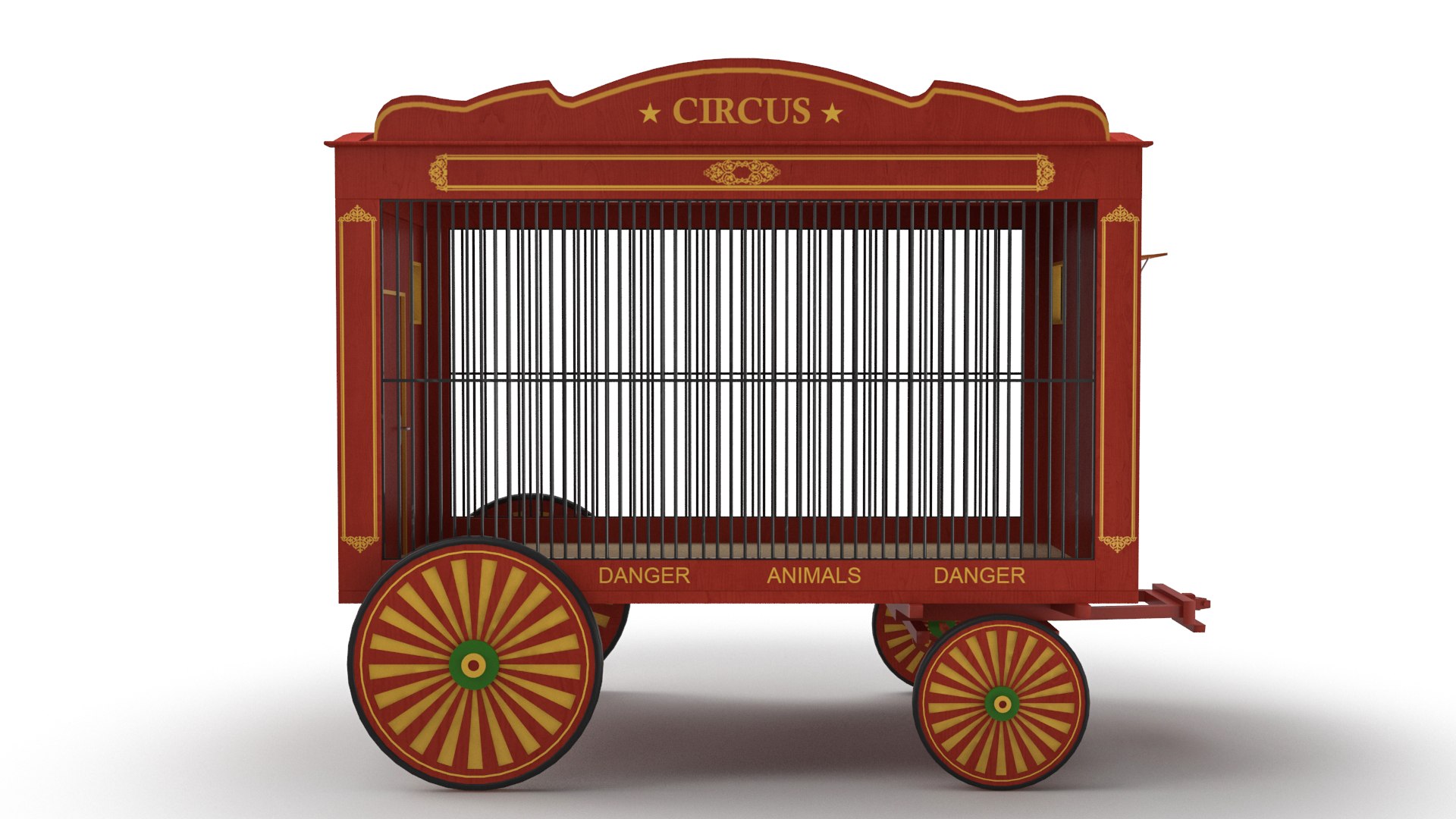 3D Traveling Circus Wagon - TurboSquid 1443016