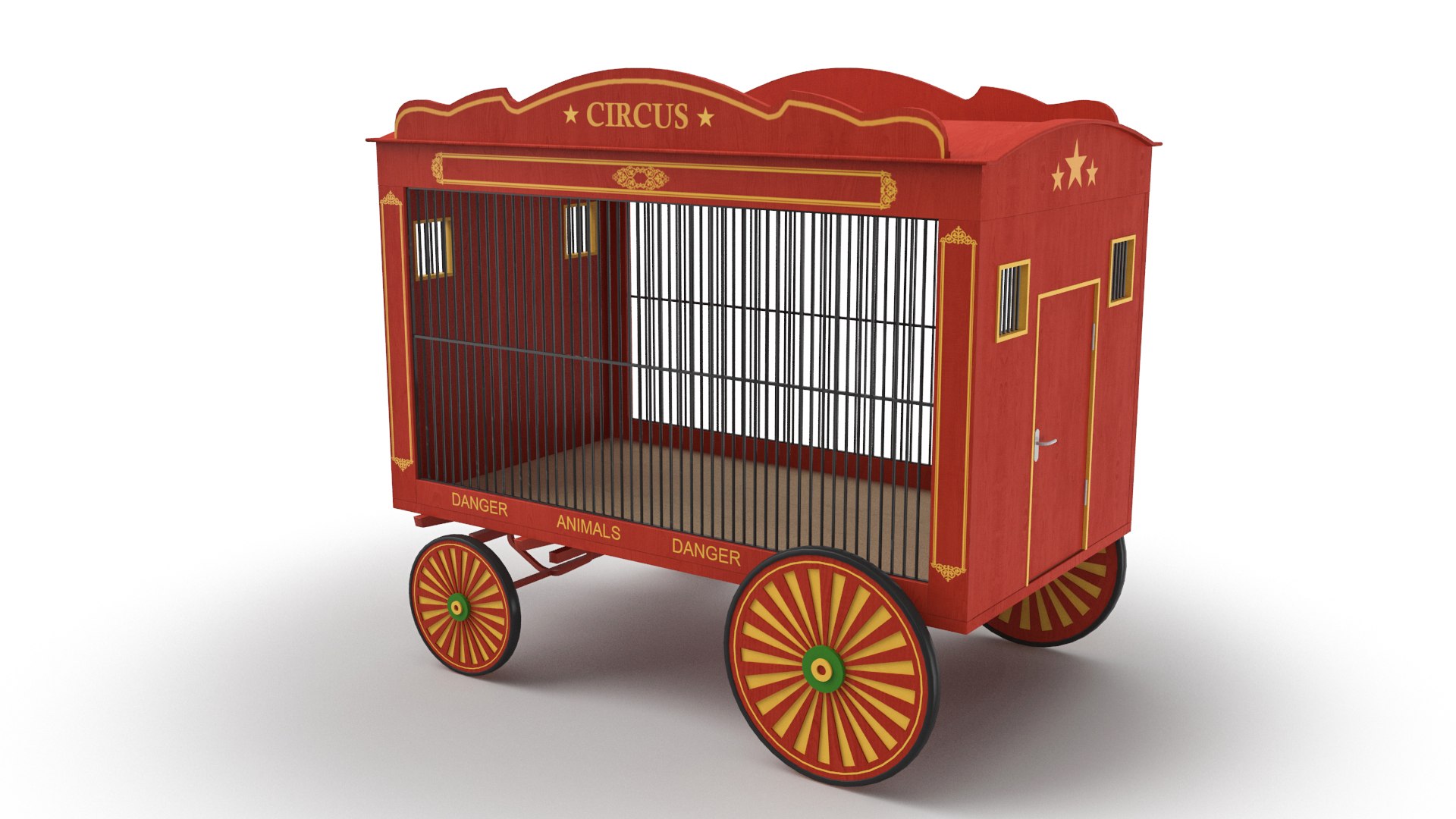 3D Traveling Circus Wagon - TurboSquid 1443016