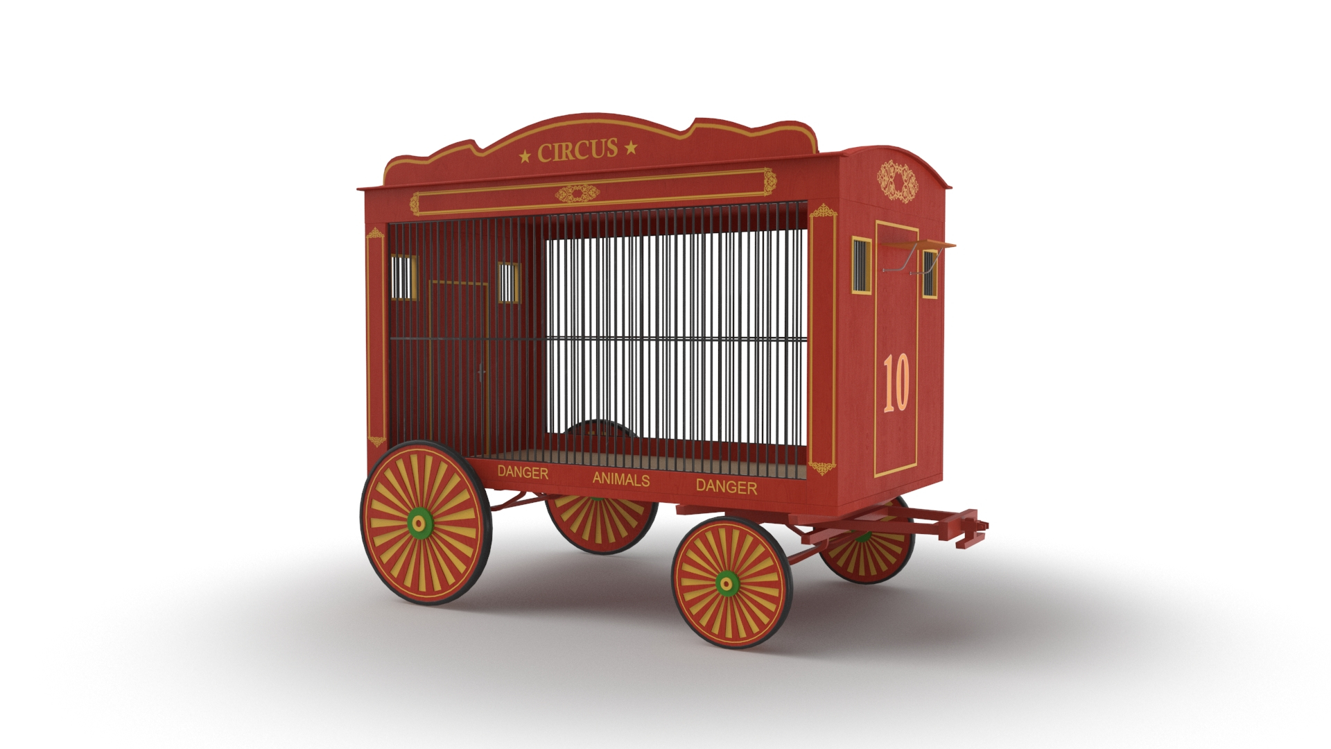 3D Traveling Circus Wagon - TurboSquid 1443016