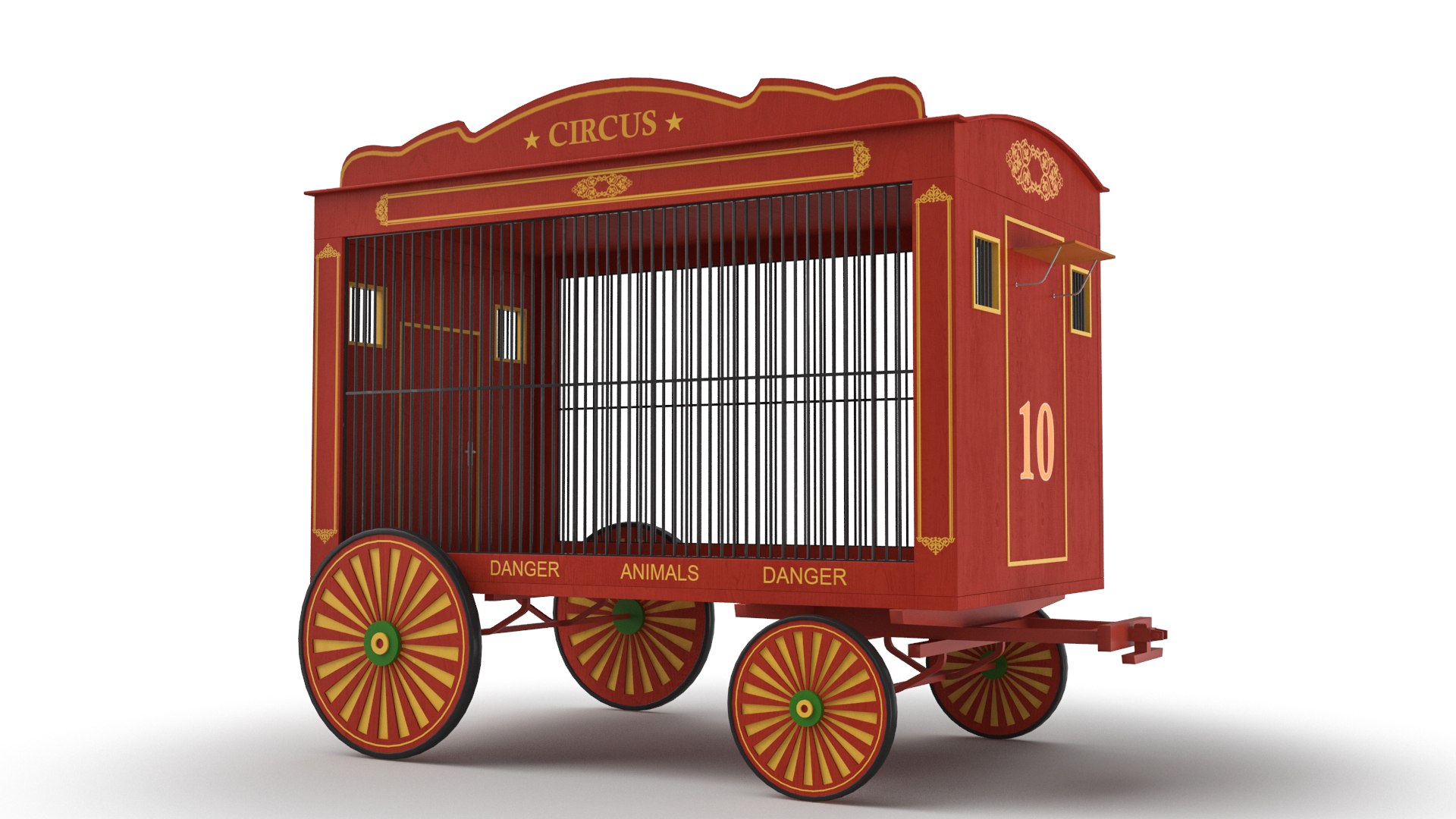 3D Traveling Circus Wagon - TurboSquid 1443016