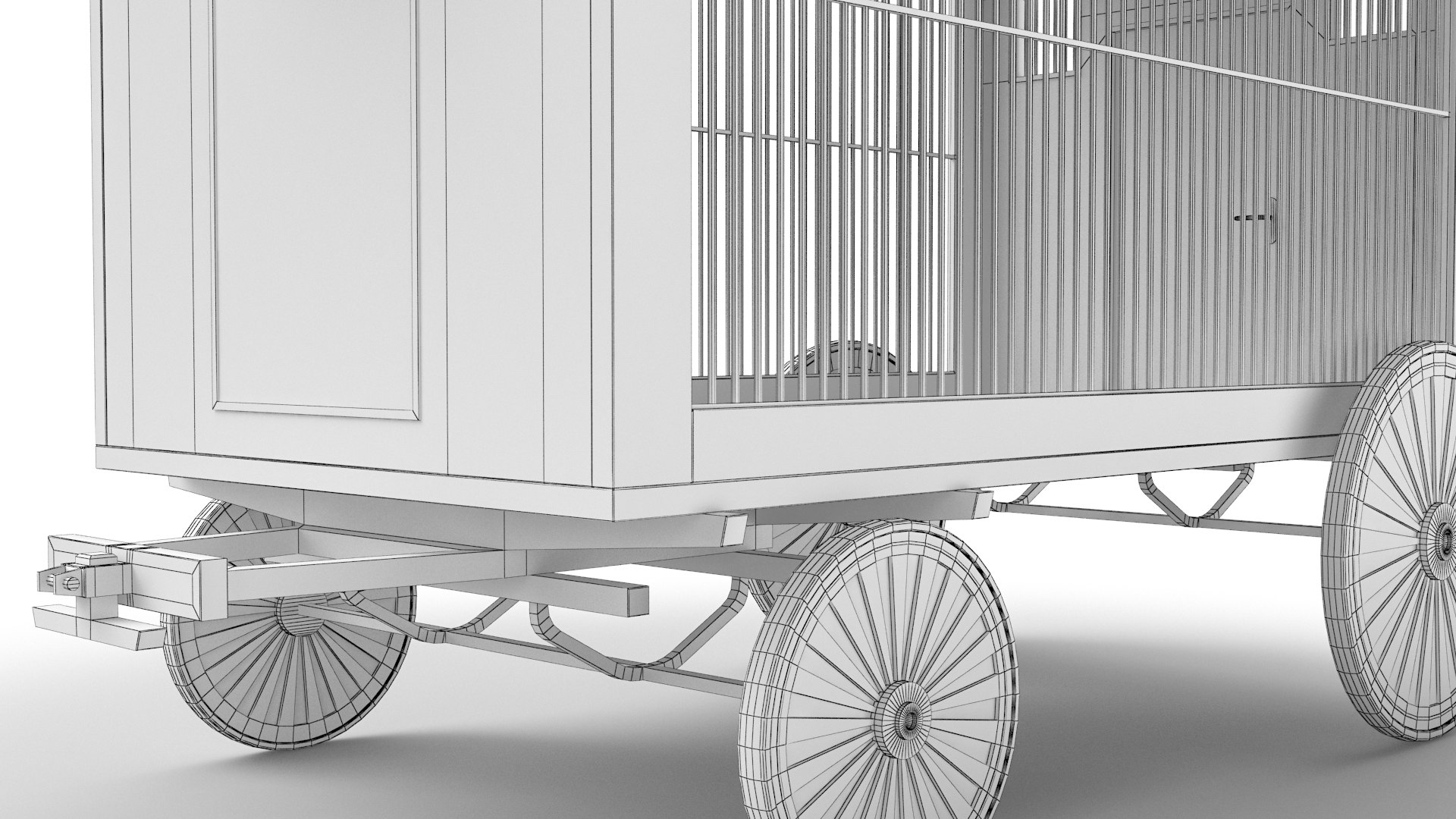 3D Traveling Circus Wagon - TurboSquid 1443016