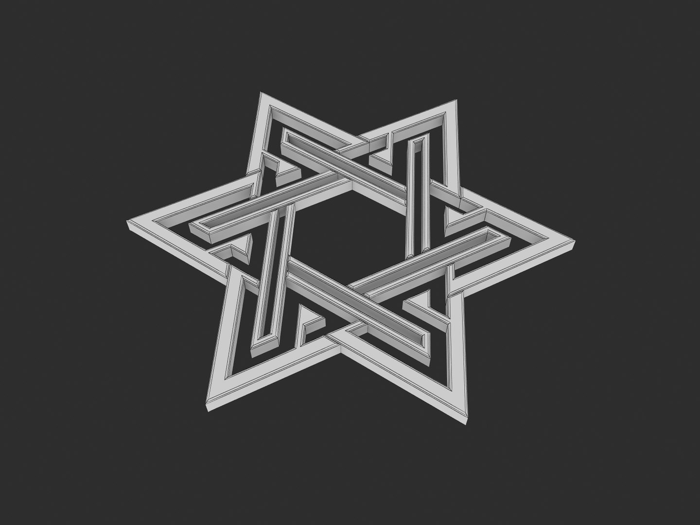 Star David 3D - TurboSquid 1416397