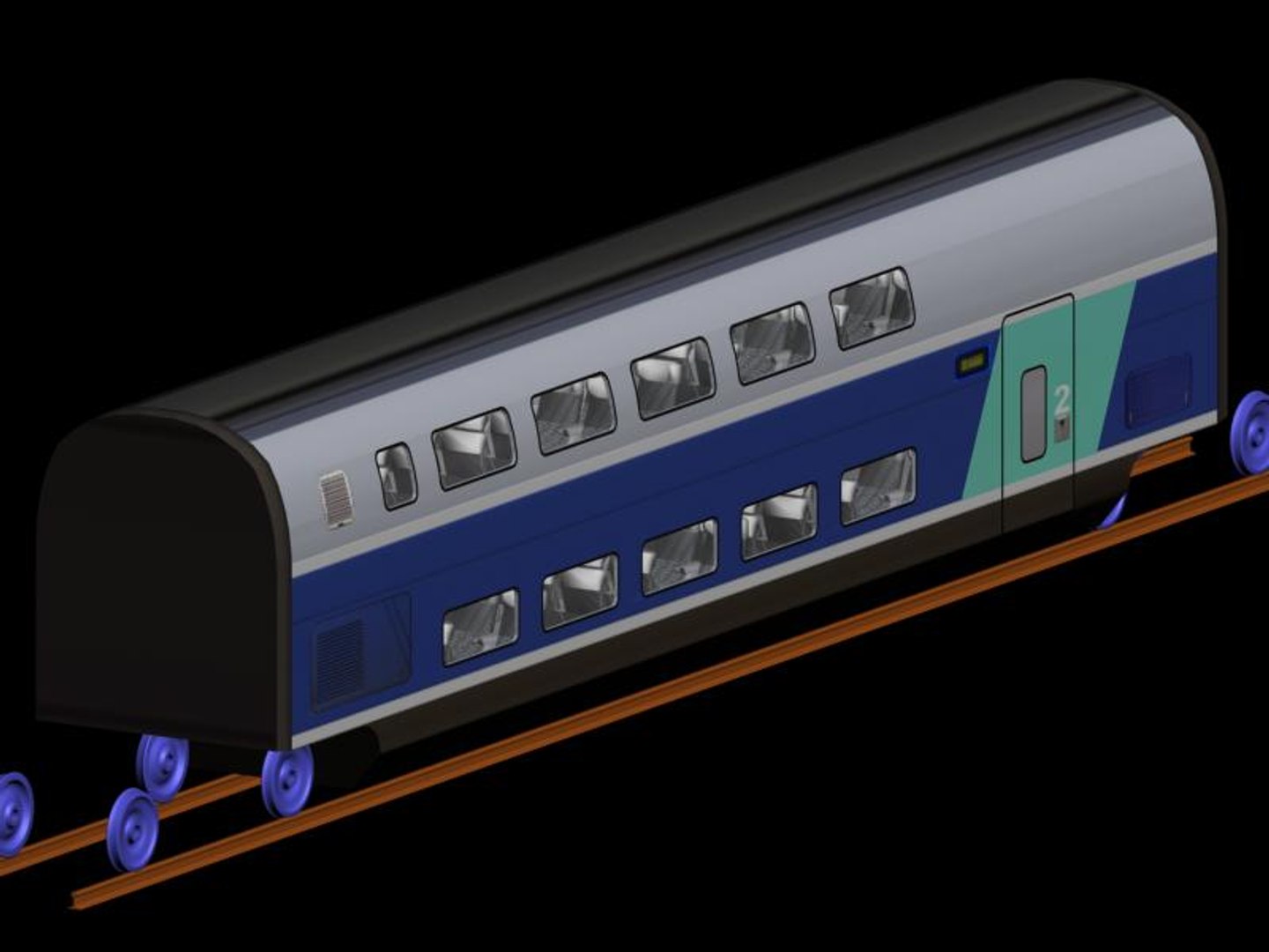 Max Tgv Duplex Train Car