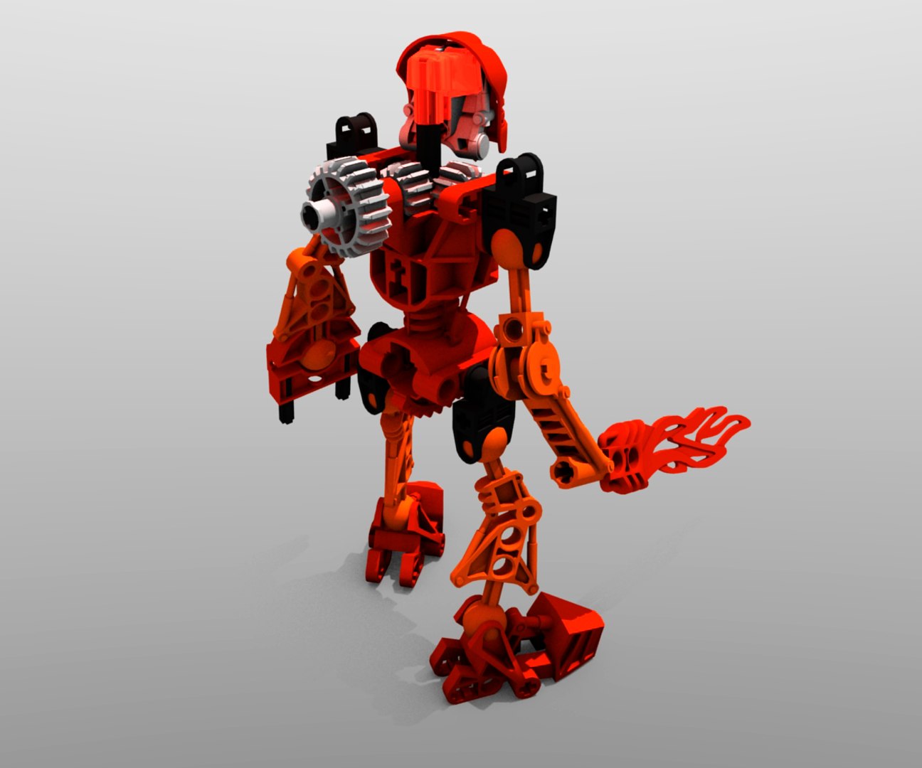 3d Lego Bionicle Tahu