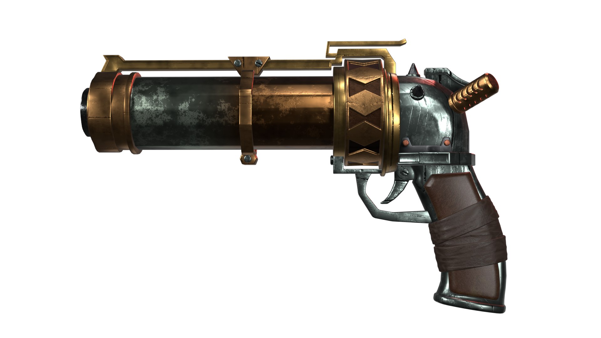 3D Model Arcane Jinx Pistol - TurboSquid 2066248