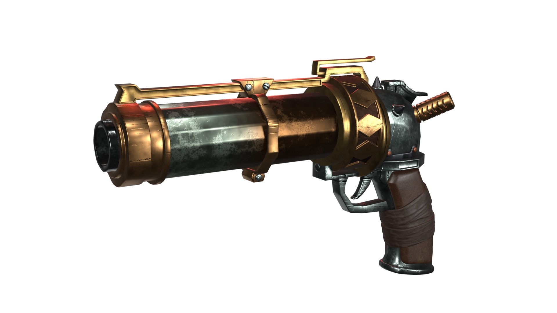 3D Model Arcane Jinx Pistol - TurboSquid 2066248