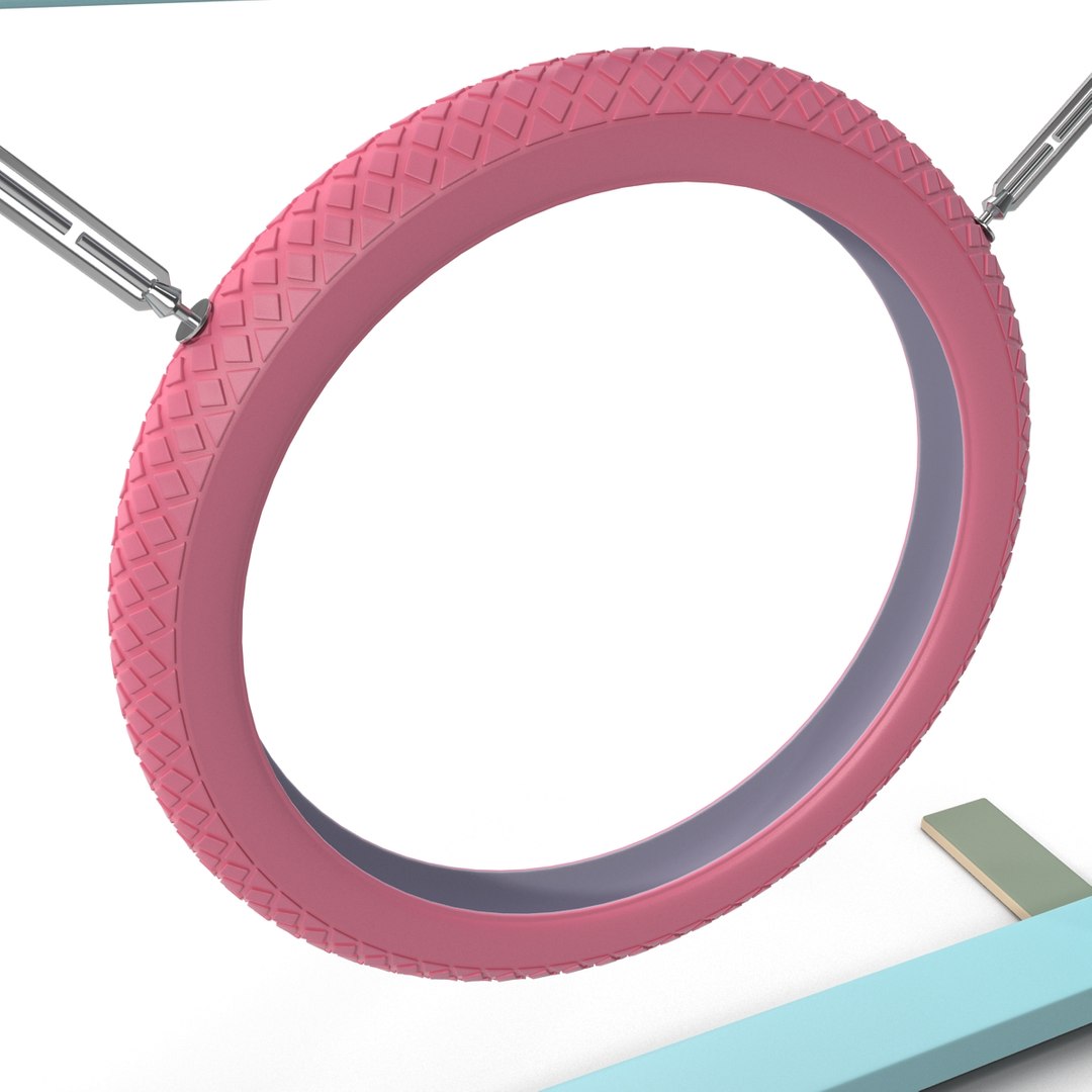 3d dog agility tire jump model