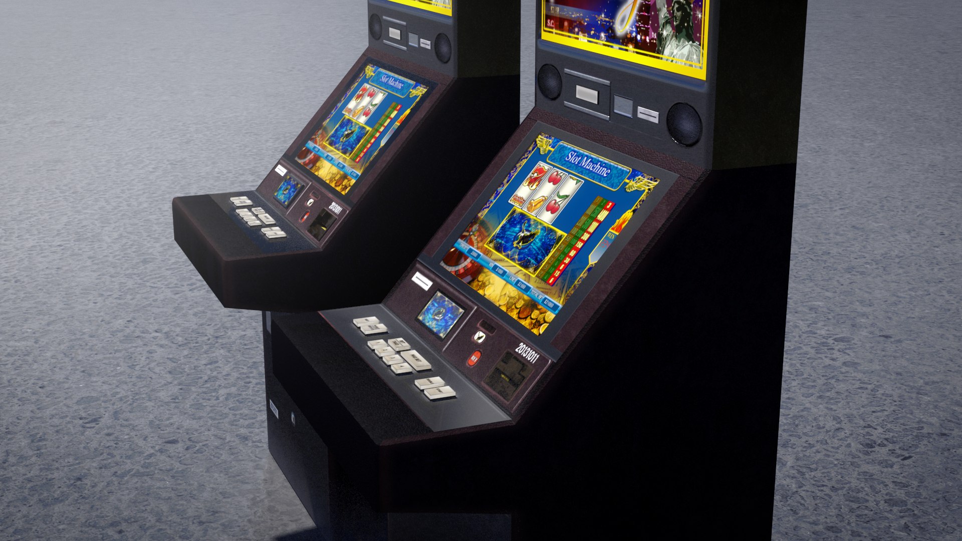 Slot Machine 0002 3D Model - TurboSquid 2399204