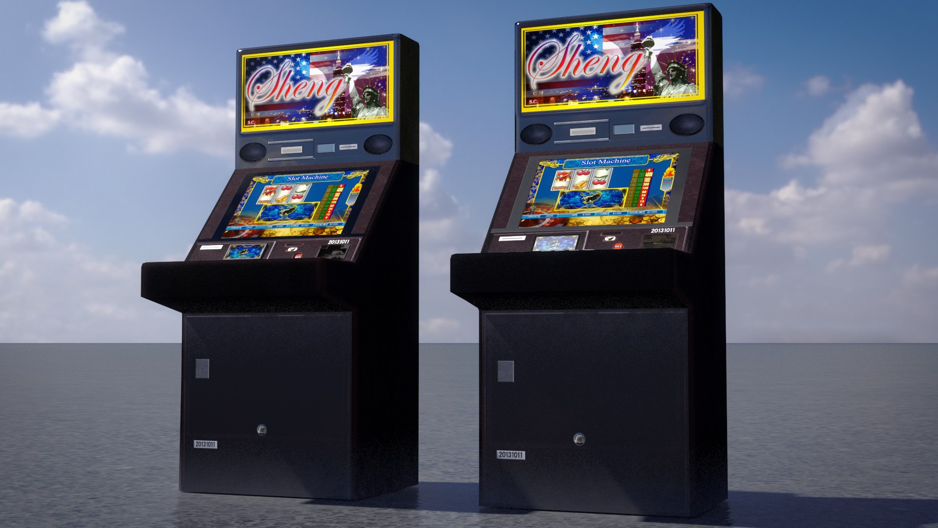 Slot Machine 0002 3D Model - TurboSquid 2399204