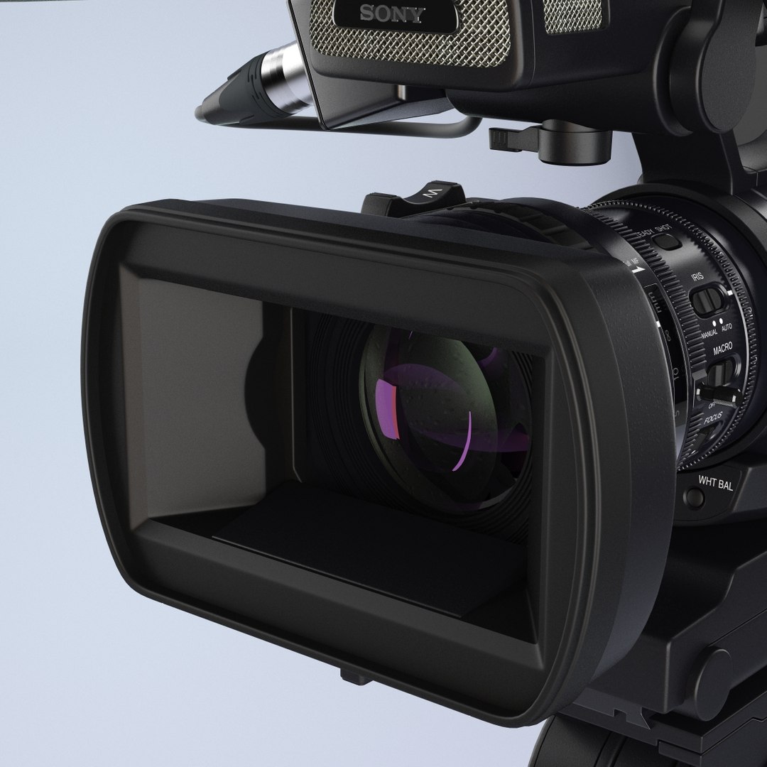 3d Sony Xdcam-ex Pmw Hdcam Model