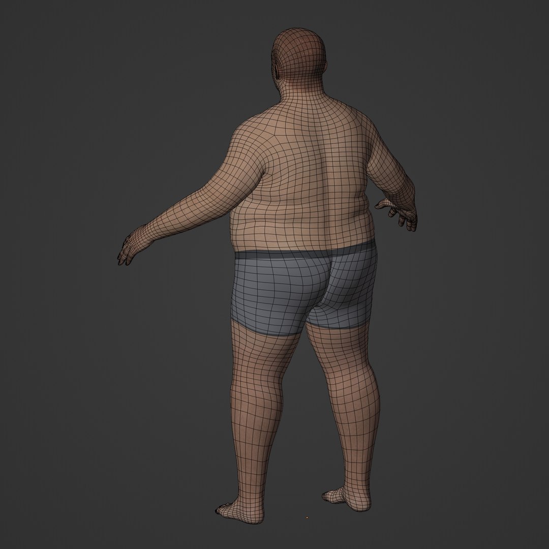 Fat Man 3D Model - TurboSquid 2096494