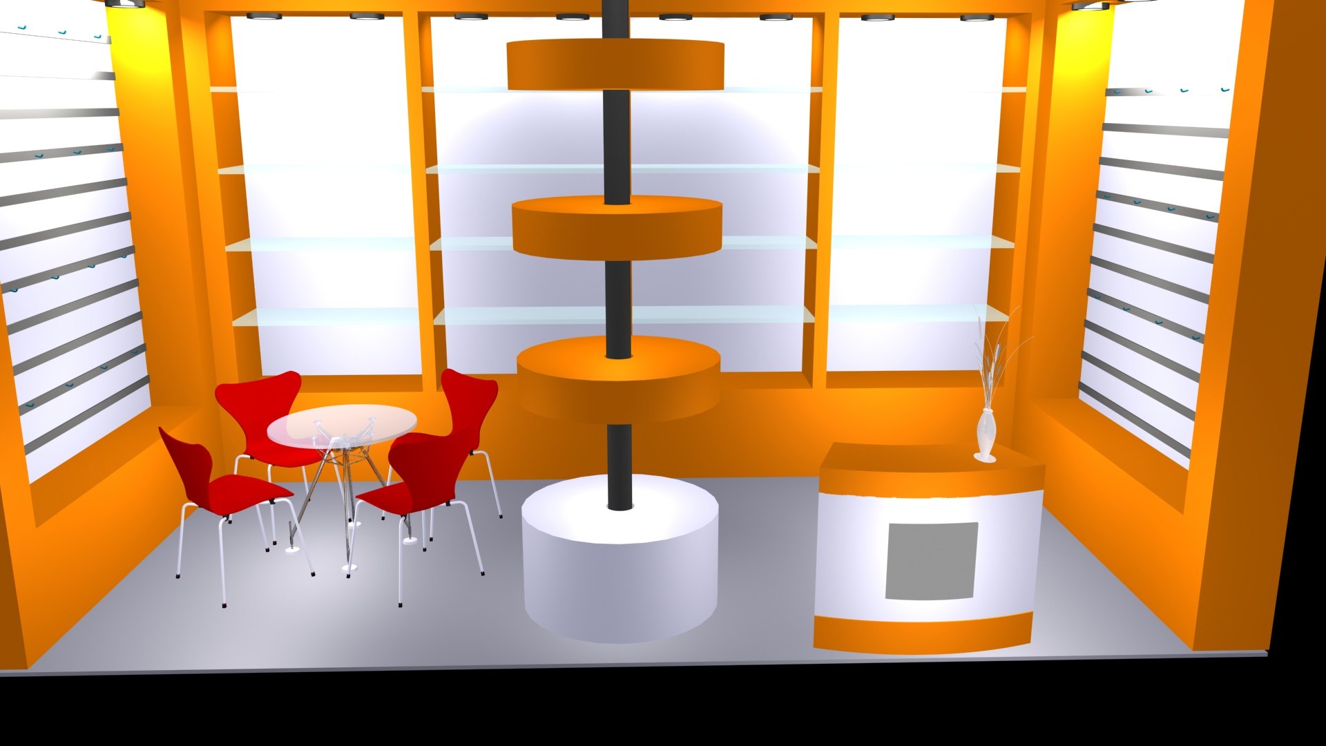 One Side Open Stand Model - TurboSquid 1995600