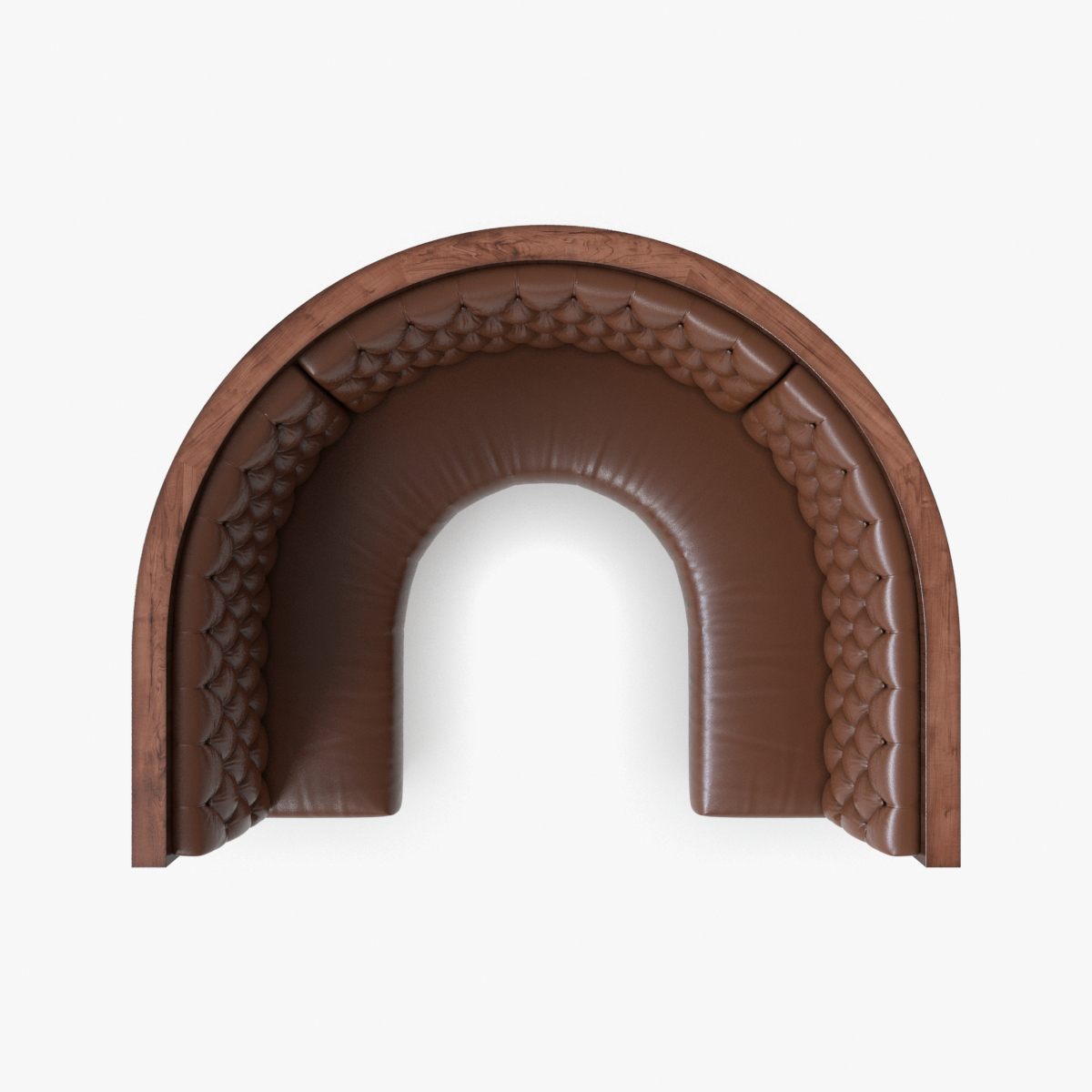 booth restaurant seating 3d model