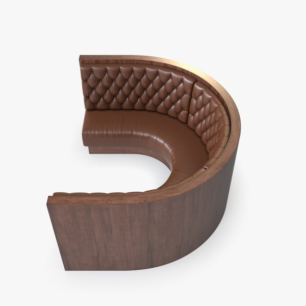 booth restaurant seating 3d model