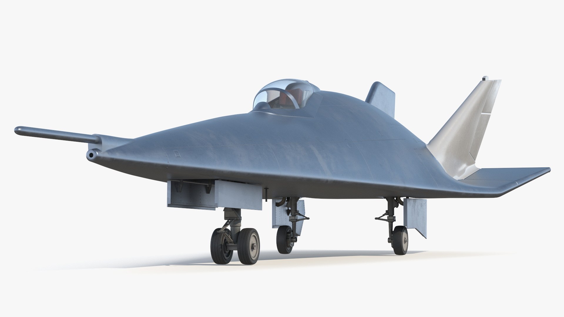 Experimental Lifting Body Jet Aircraft Rigged Model - TurboSquid 2488915