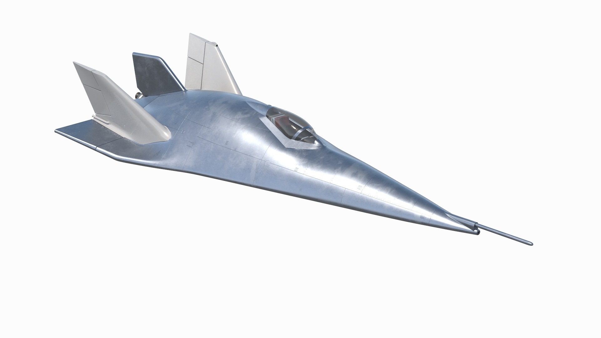 Experimental Lifting Body Jet Aircraft Rigged Model - TurboSquid 2488915