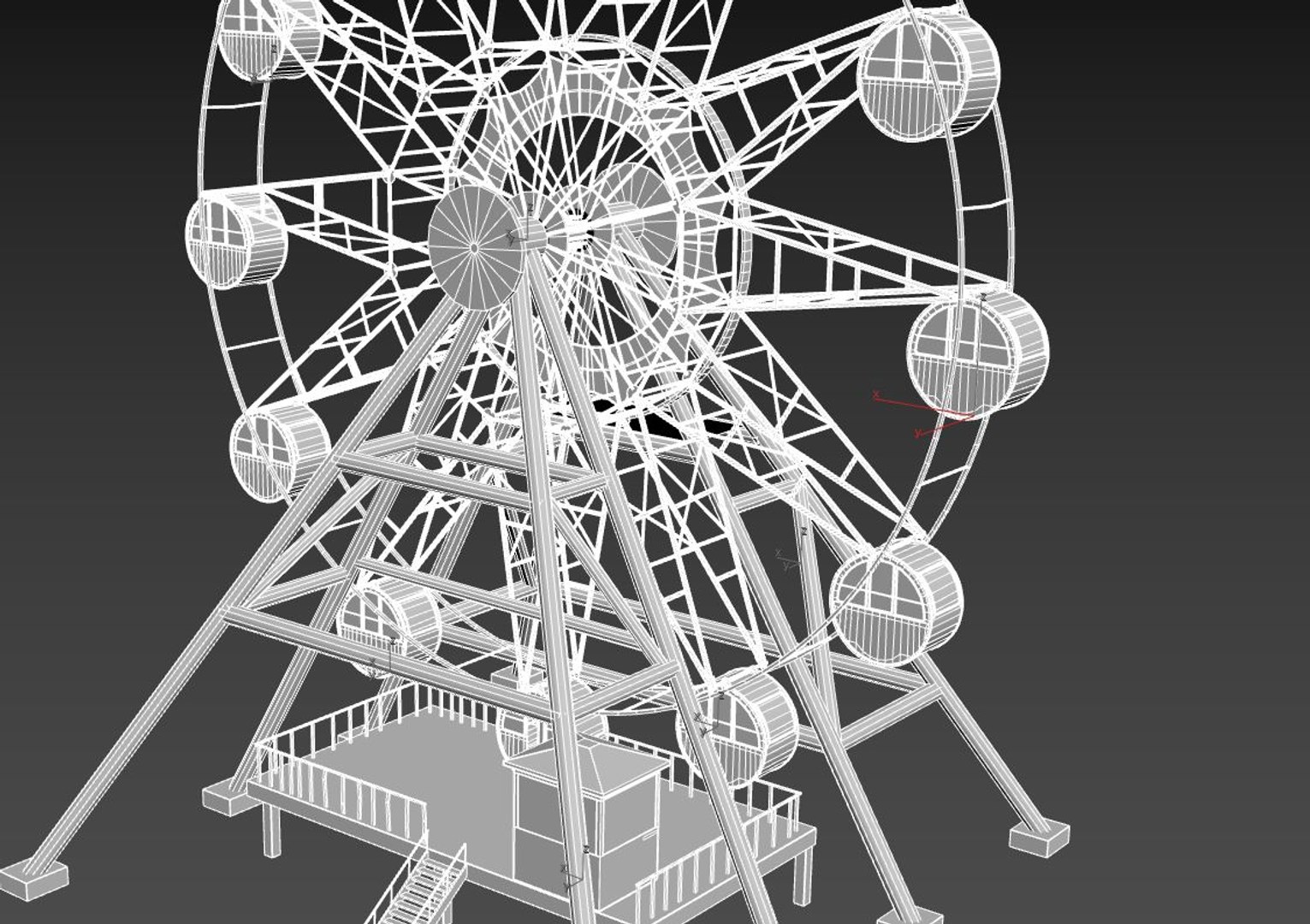 Abandoned Amusement Park Collection. Model - TurboSquid 1980265