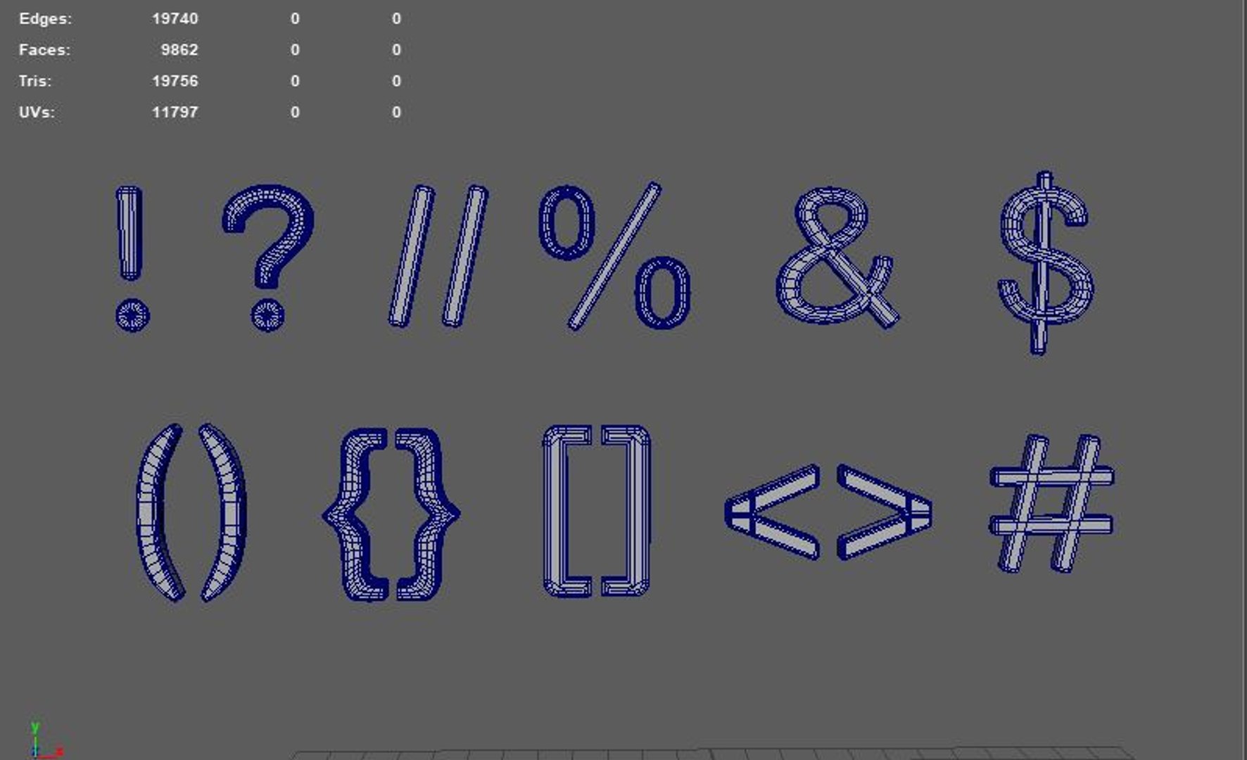 Icons 3D Model 3D Model - TurboSquid 2341324