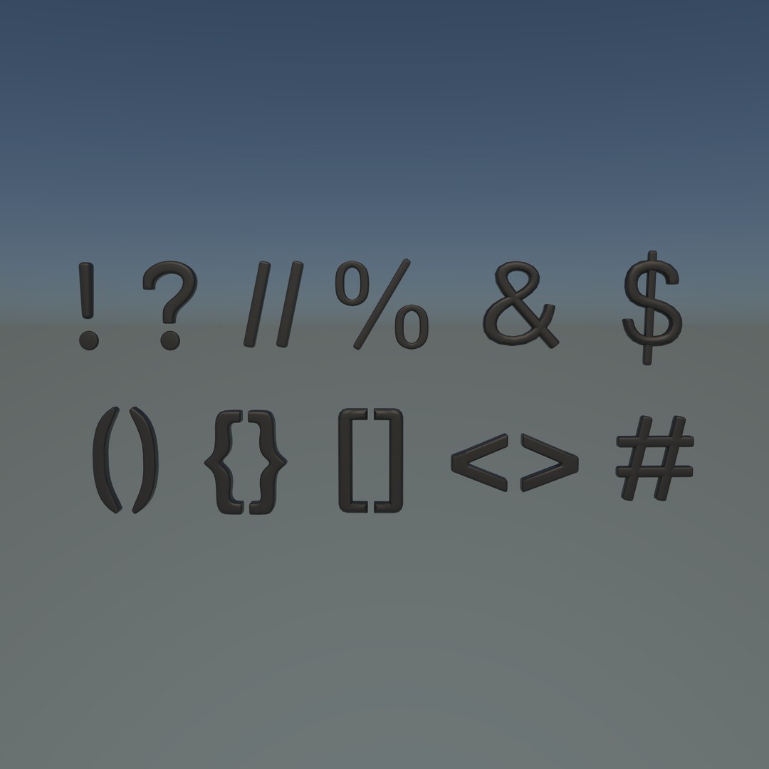 Icons 3D Model 3D Model - TurboSquid 2341324