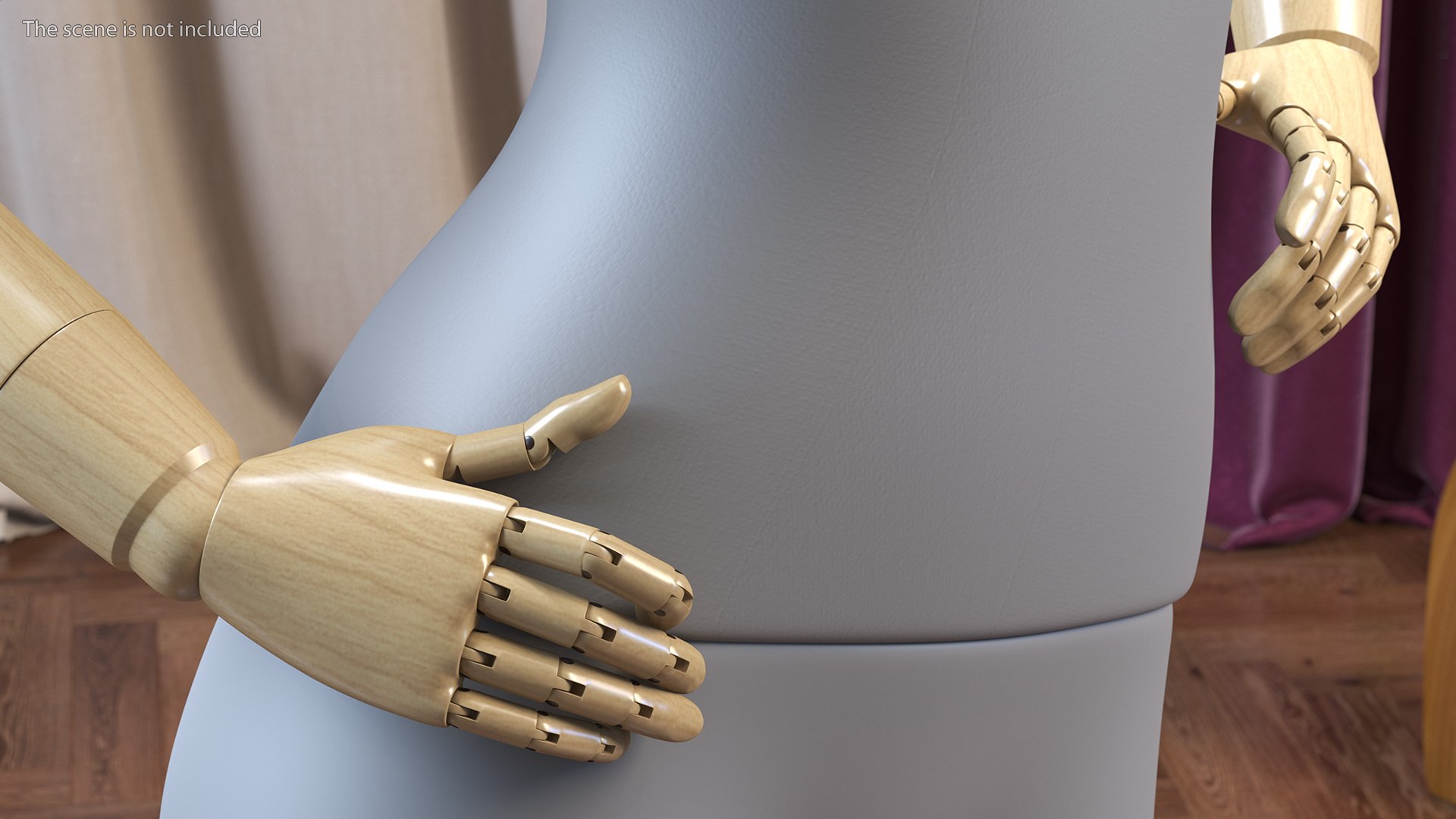 3D Flexible Female Mannequin Standing Pose Satin Grey - TurboSquid 1848623