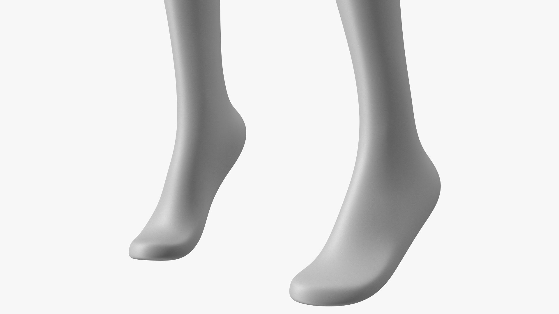 3D Flexible Female Mannequin Standing Pose Satin Grey - TurboSquid 1848623