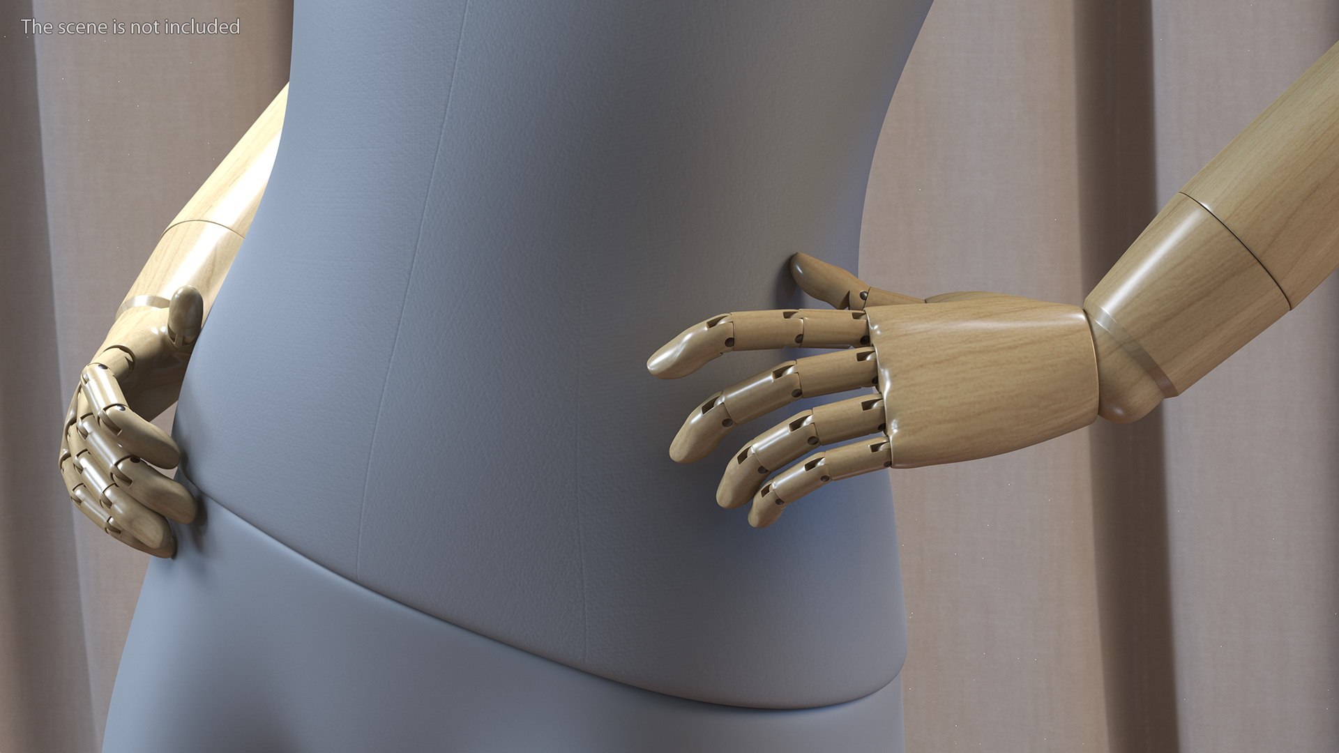 3D Flexible Female Mannequin Standing Pose Satin Grey - TurboSquid 1848623