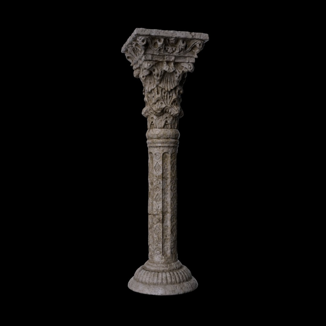 3D Corinth Column Model - TurboSquid 1299749