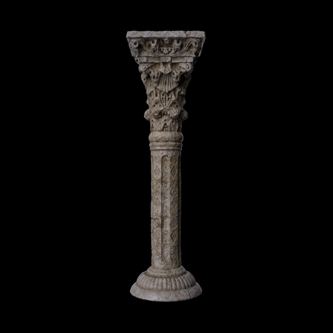 3D Corinth Column Model - TurboSquid 1299749
