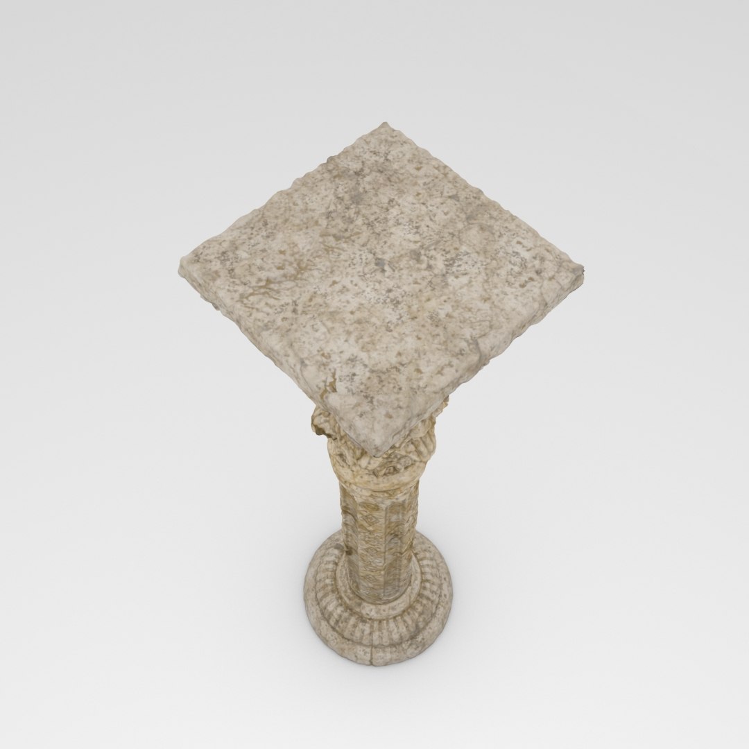3D Corinth Column Model - TurboSquid 1299749