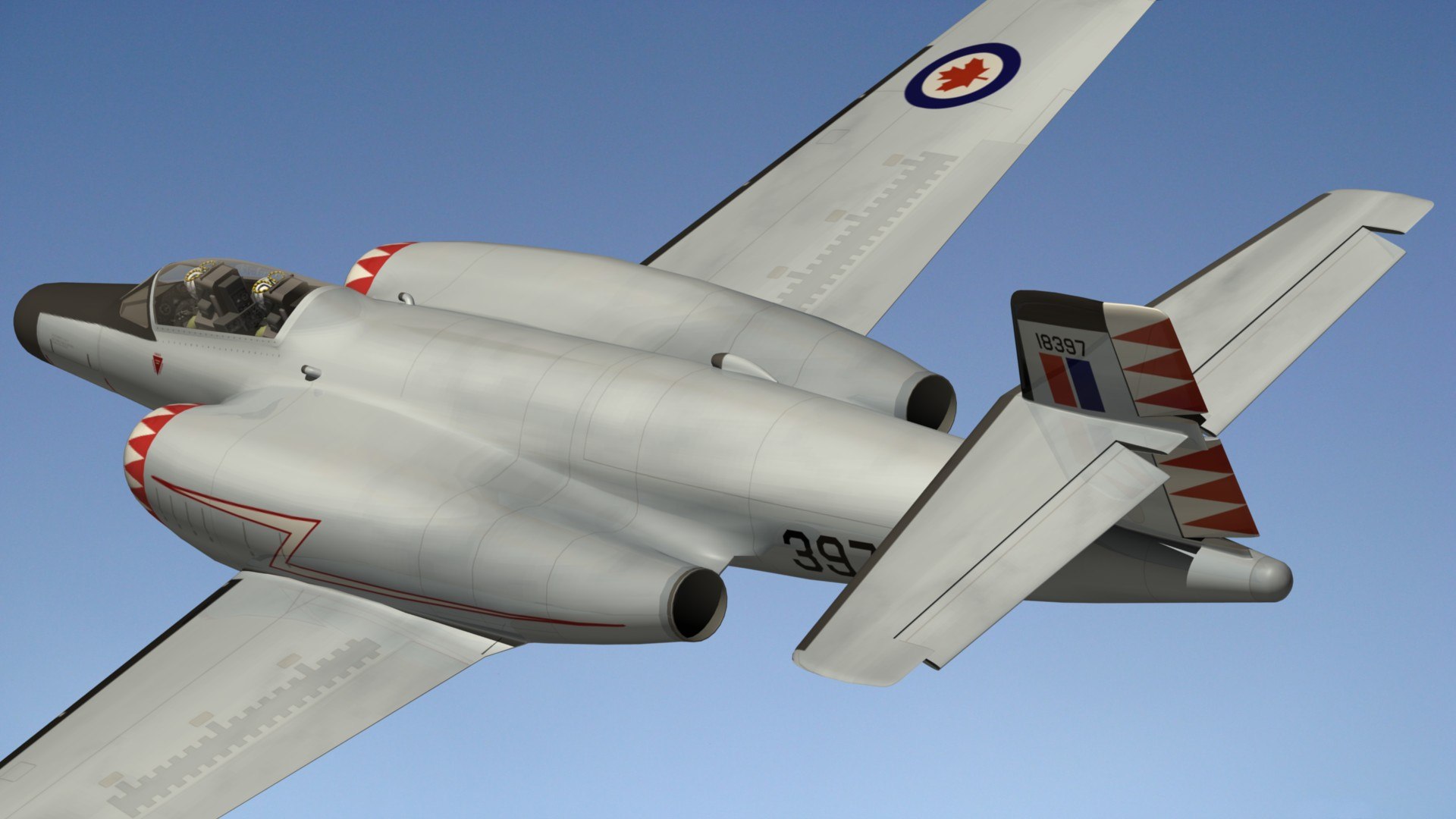 3D Model Avro Canuck Cf100 - TurboSquid 1584911