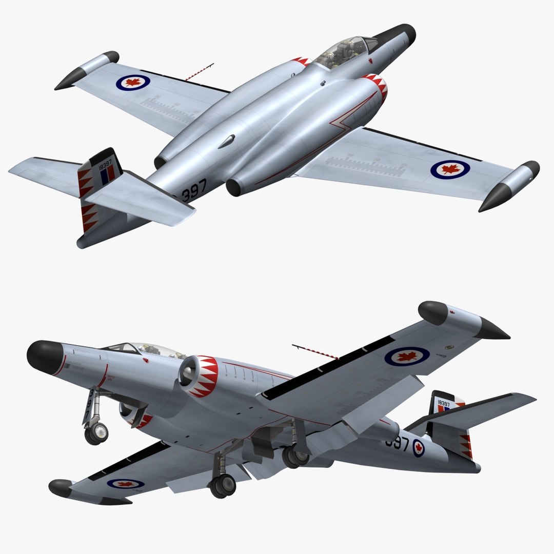 3D model avro canuck cf100 - TurboSquid 1584911