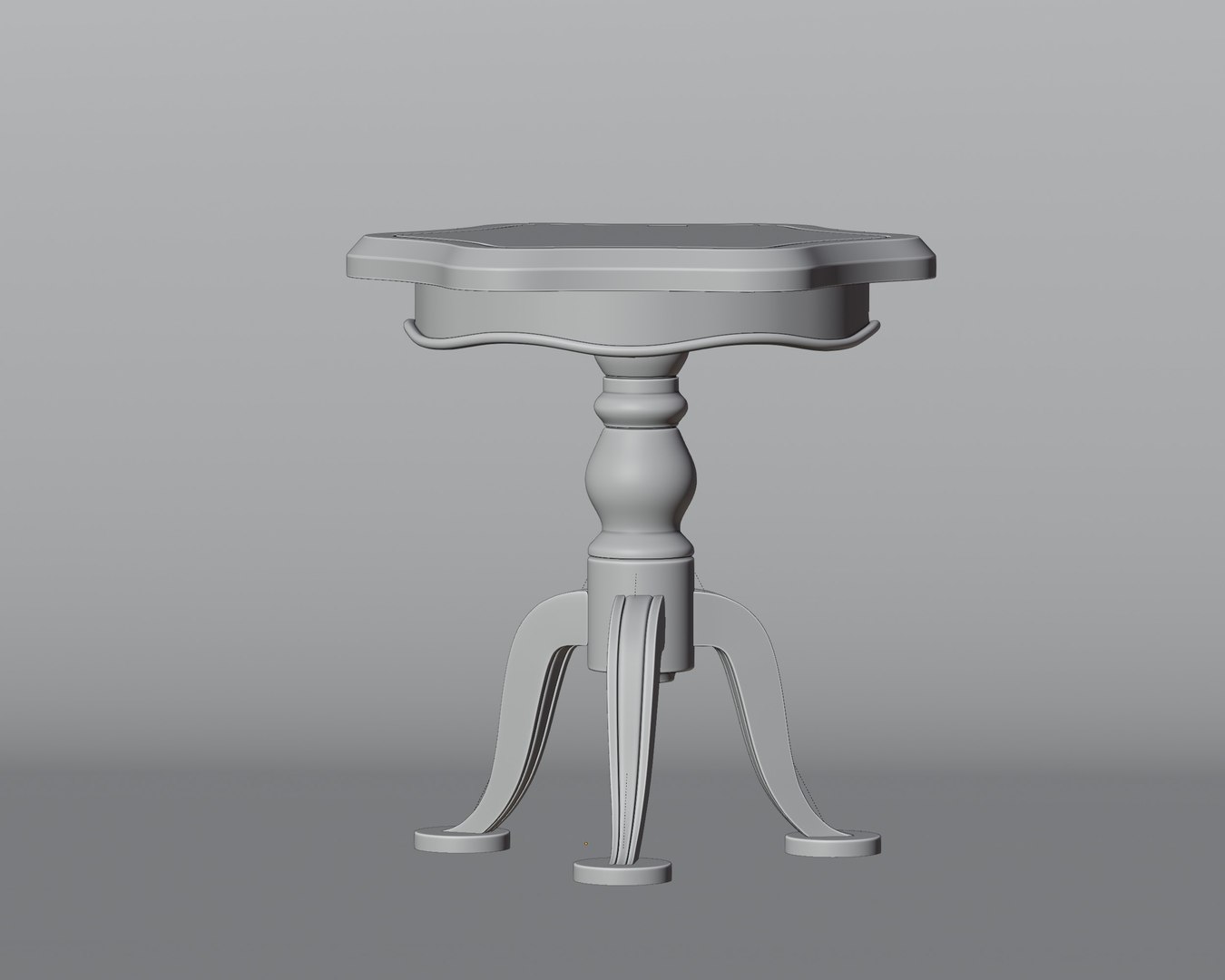 3D Rounded T-table 3d Model - TurboSquid 2209738
