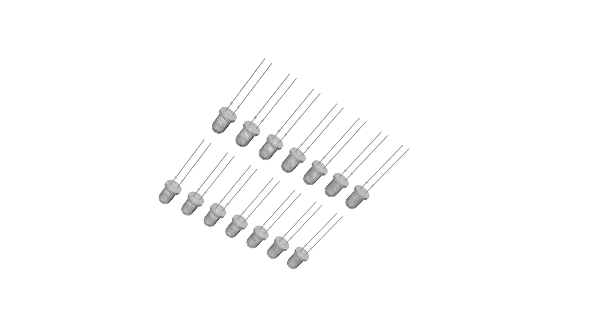 Illuminated And Not Illuminated Light Emitting Diodes Collection 3D ...